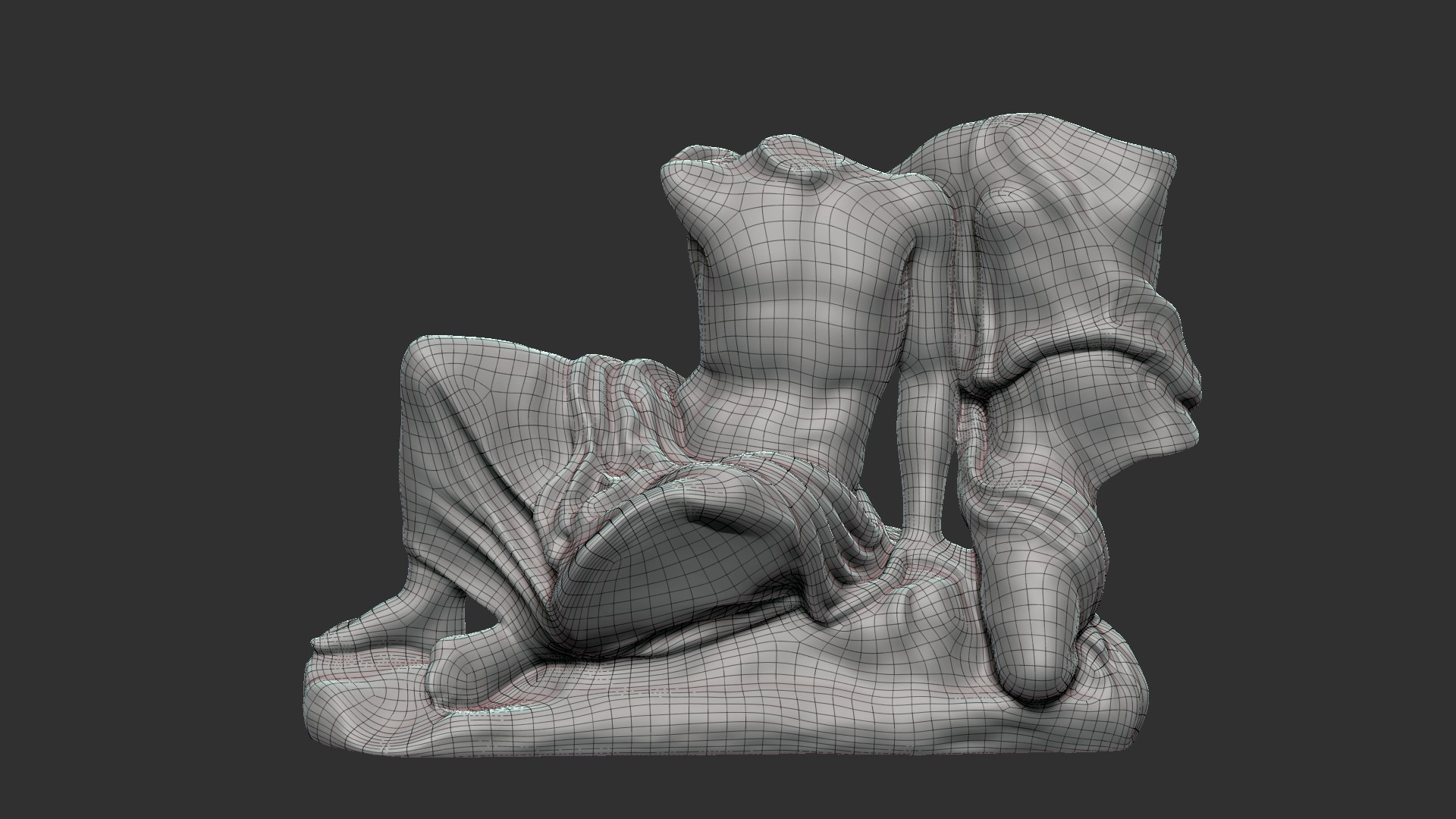 3D Cecrops And His Daughter Pandrosos Model - TurboSquid 1821903