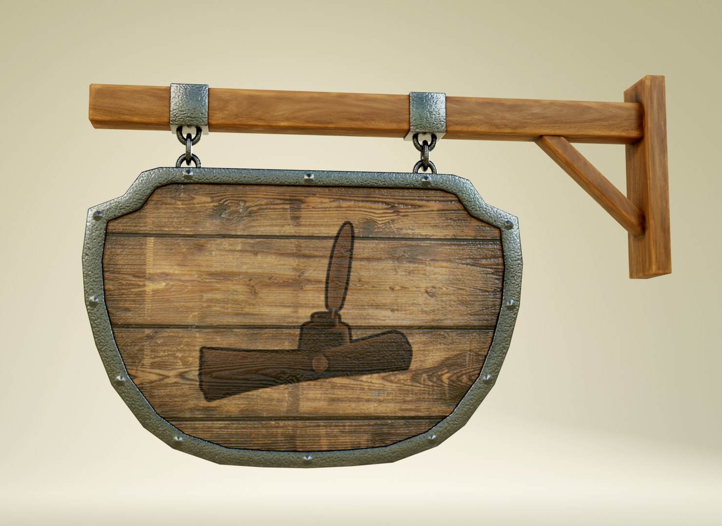 3D Model Sign - TurboSquid 1675887