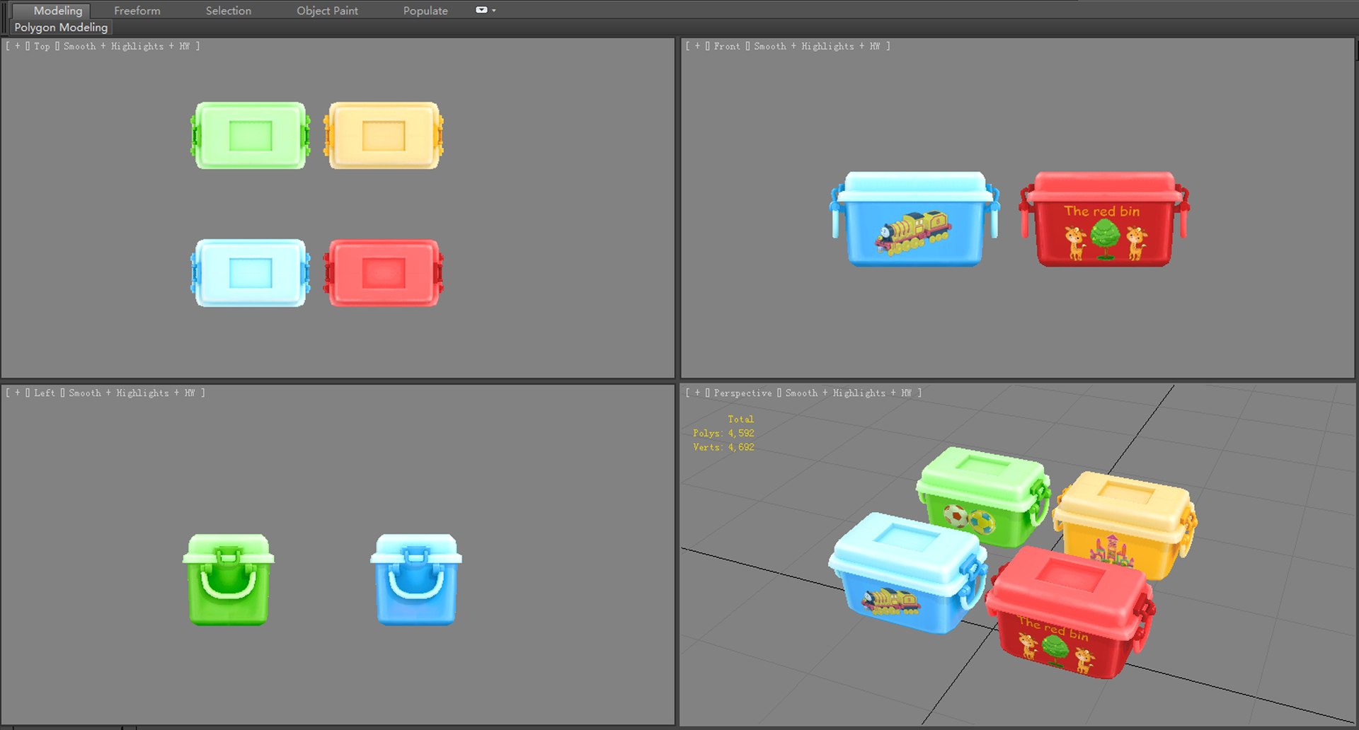 3D Storage Box - TurboSquid 1702915
