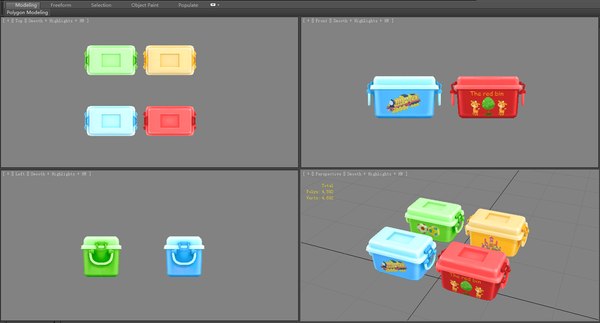 3D storage box - TurboSquid 1702915