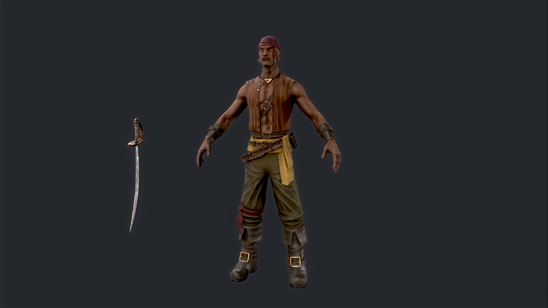 3D Pirate 5 - TurboSquid 2152422