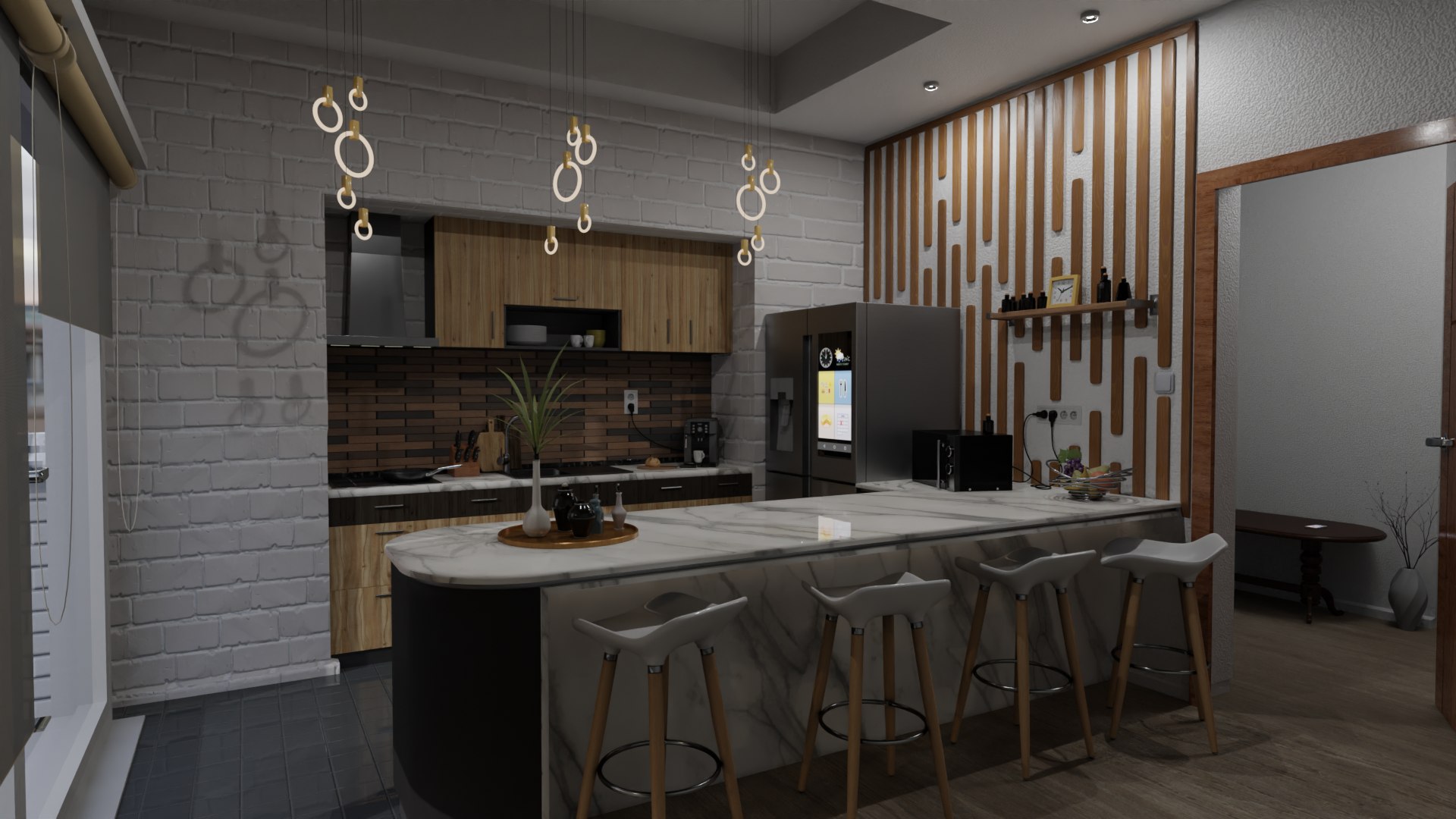 Kitchen Interior 3D Model - TurboSquid 1827735