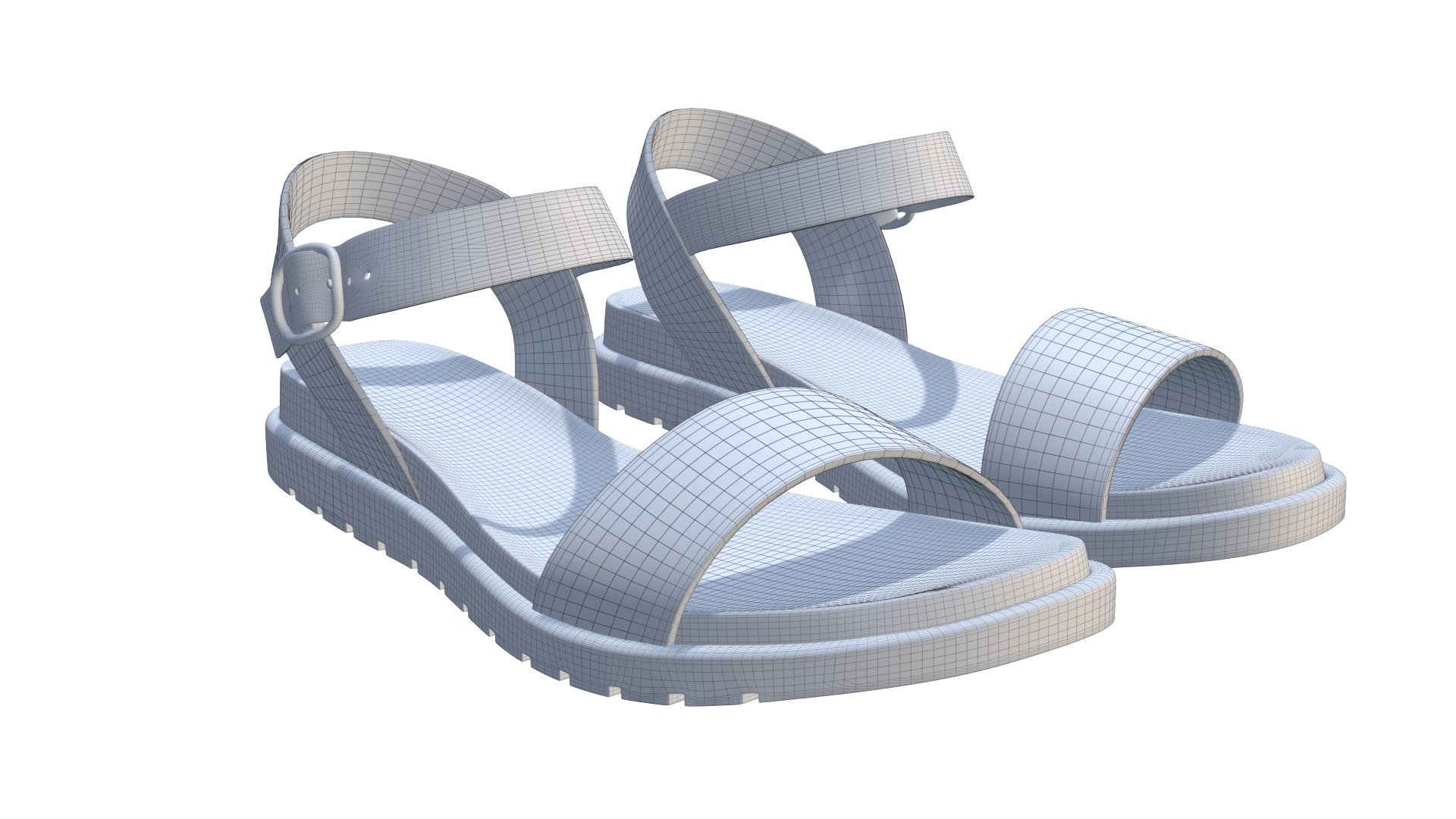 Sandal Model - TurboSquid 2376927