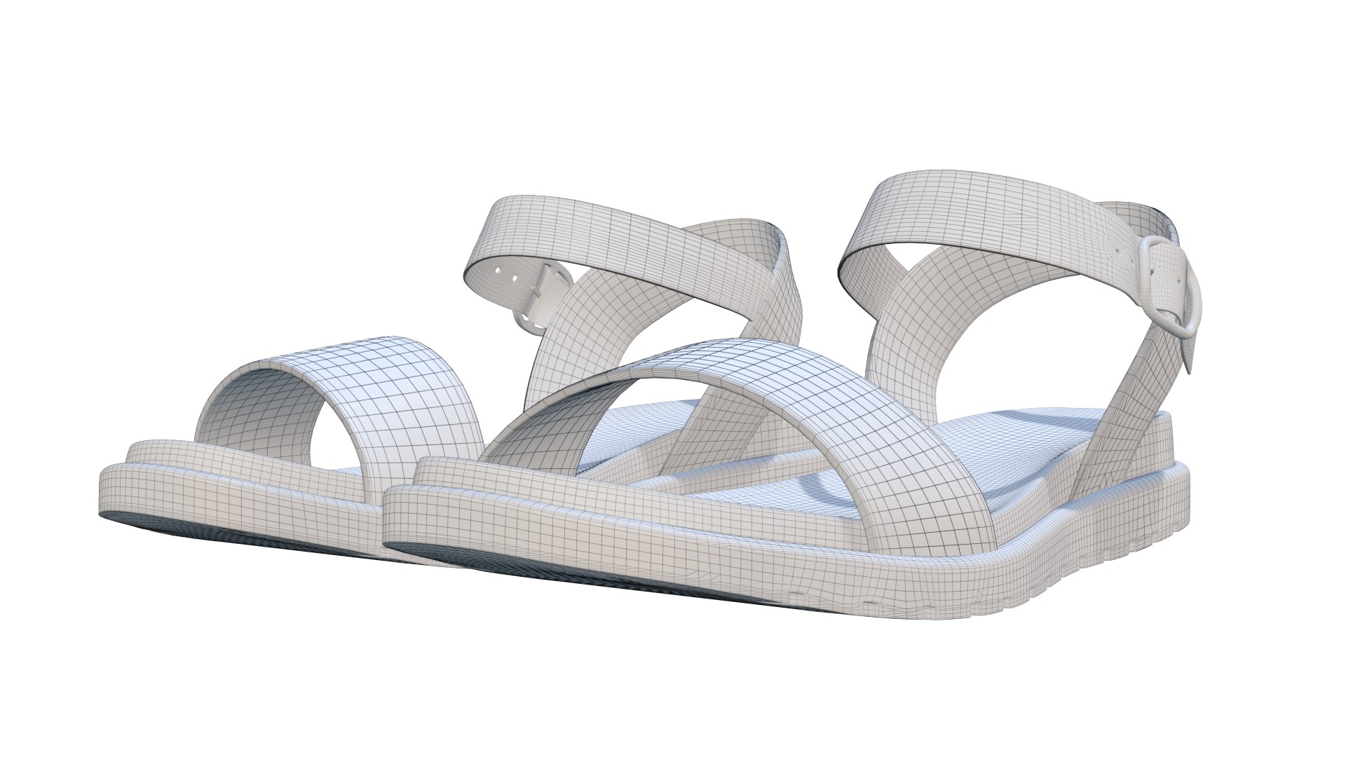 Sandal Model - TurboSquid 2376927