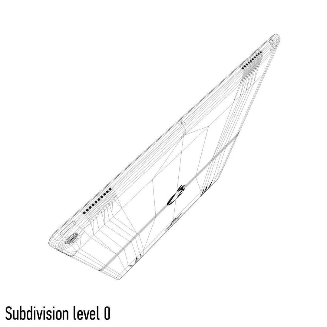 3D apple ipad pro 12 model - TurboSquid 1206866