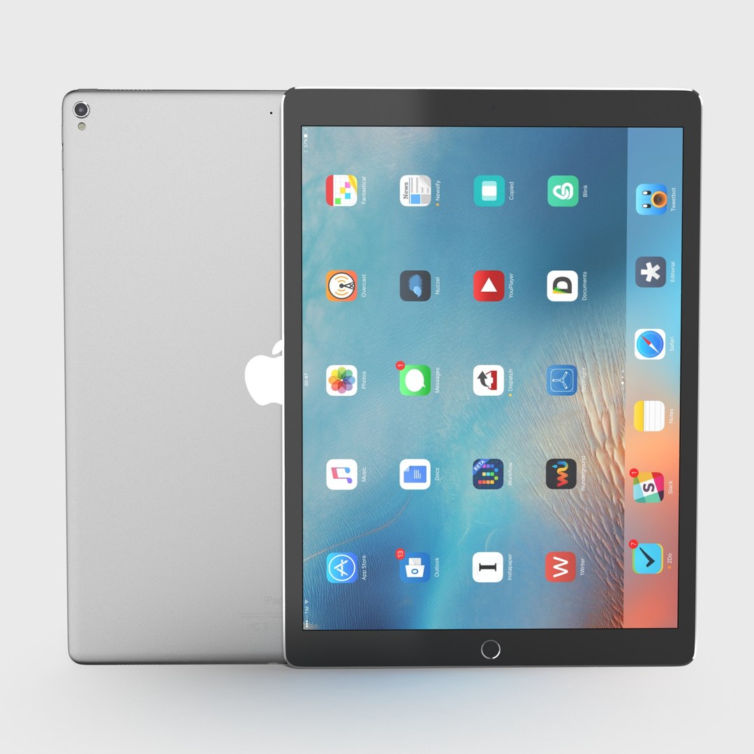 3D apple ipad pro 12 model - TurboSquid 1206866