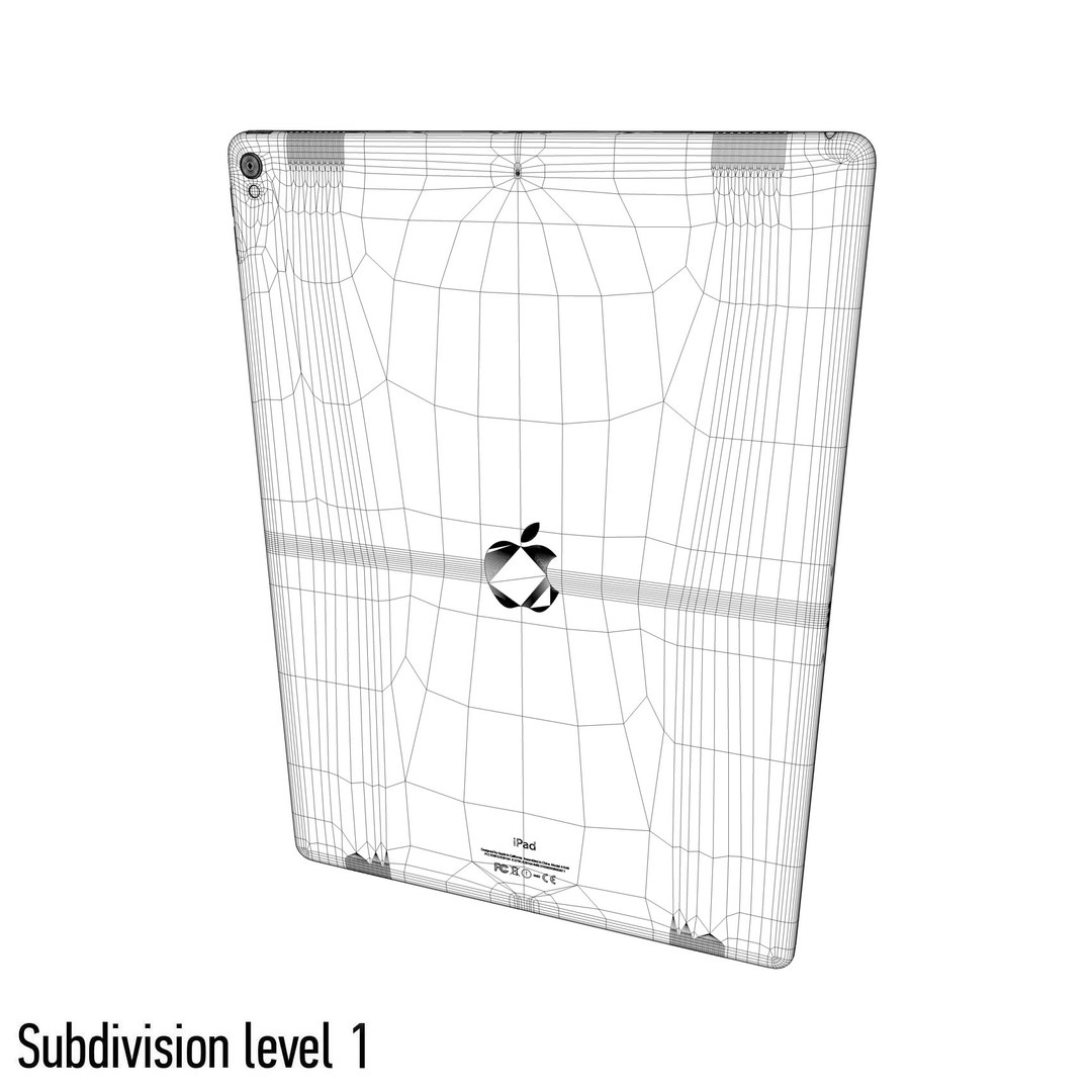 3D apple ipad pro 12 model - TurboSquid 1206866