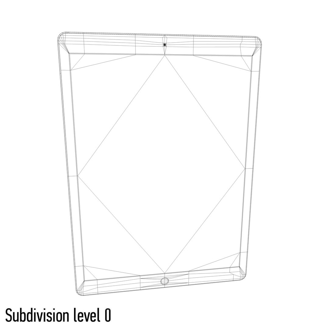 3D apple ipad pro 12 model - TurboSquid 1206866