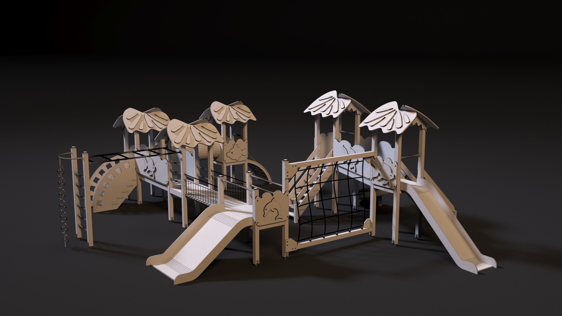 Childrens play complex 3D model - TurboSquid 1777639