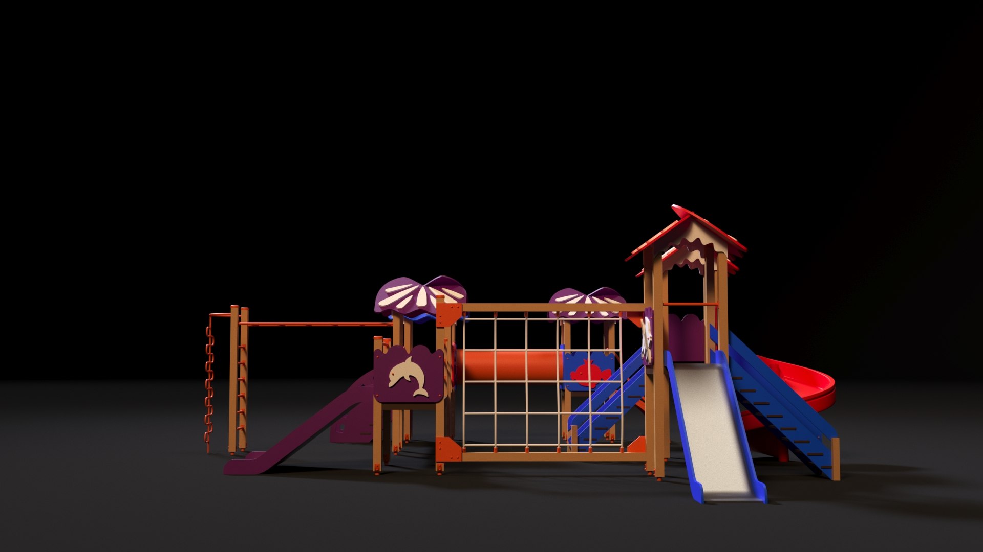 Childrens play complex 3D model - TurboSquid 1777639