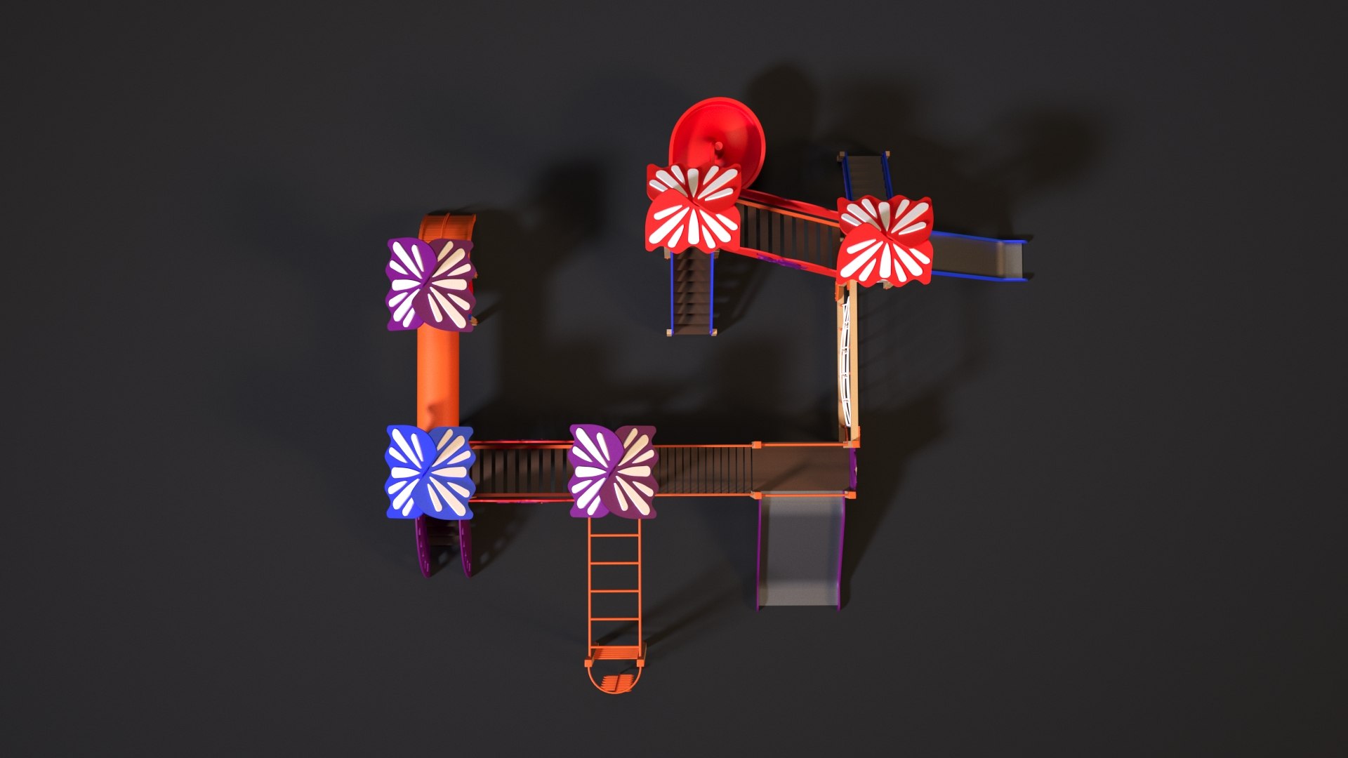 Childrens play complex 3D model - TurboSquid 1777639