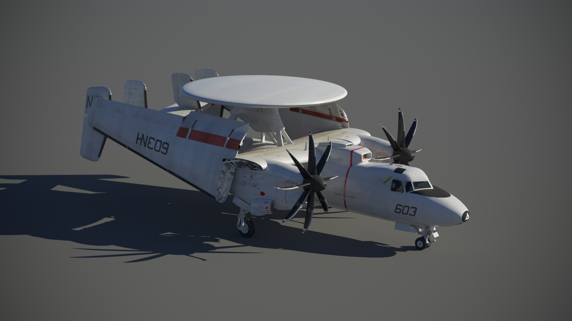 3D Hawkeye Aircraft - TurboSquid 1656972