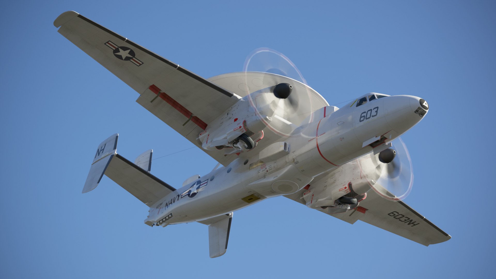 3D Hawkeye Aircraft - TurboSquid 1656972