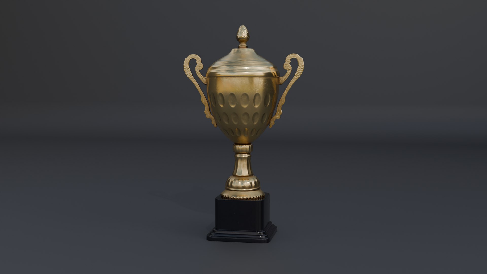 3D Gold Award Trophy - TurboSquid 2334728