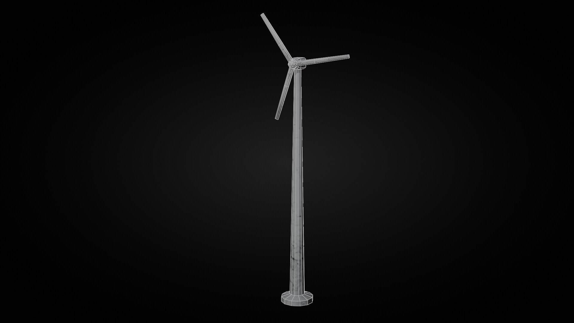 3D Low Poly Wind Turbine - TurboSquid 2344324