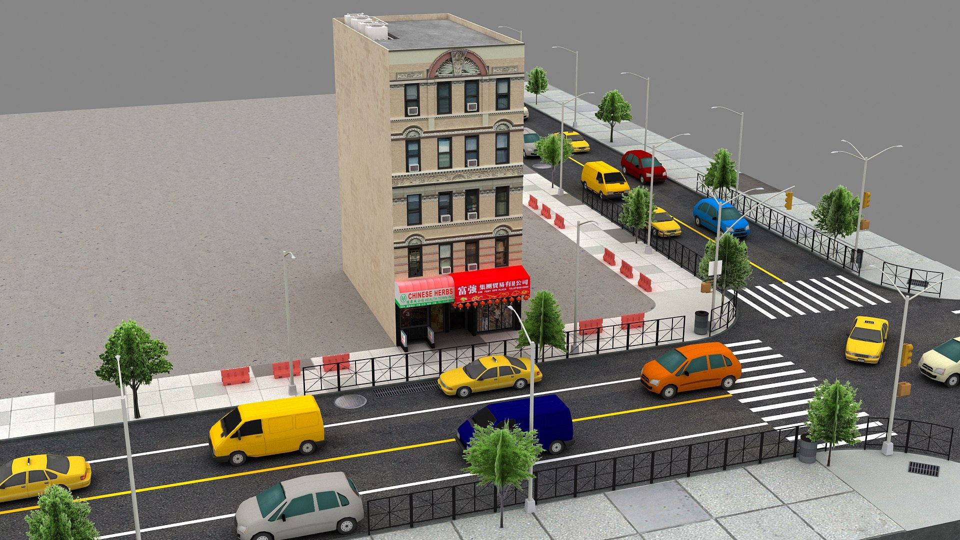 Chinatown Manhattan Building 01 3D - TurboSquid 1852758