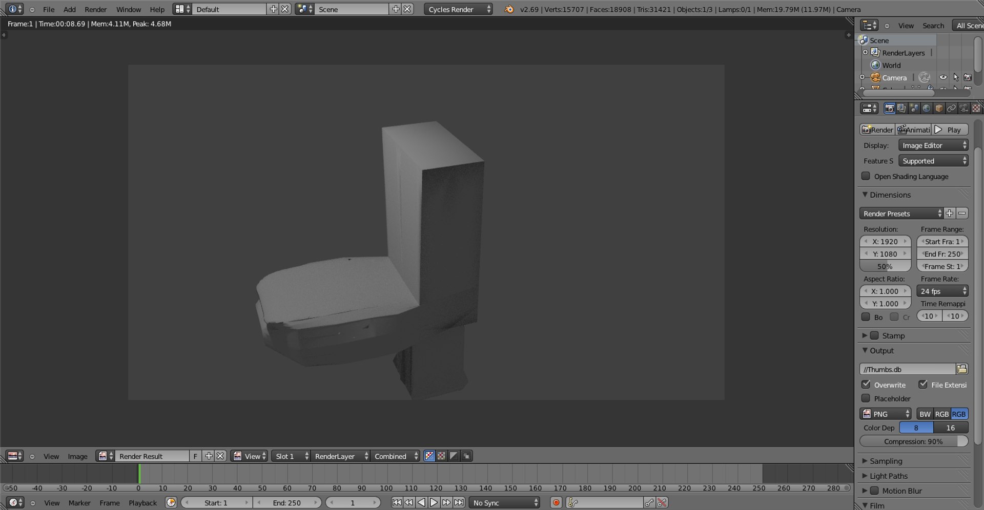 Blend Toilet Prop