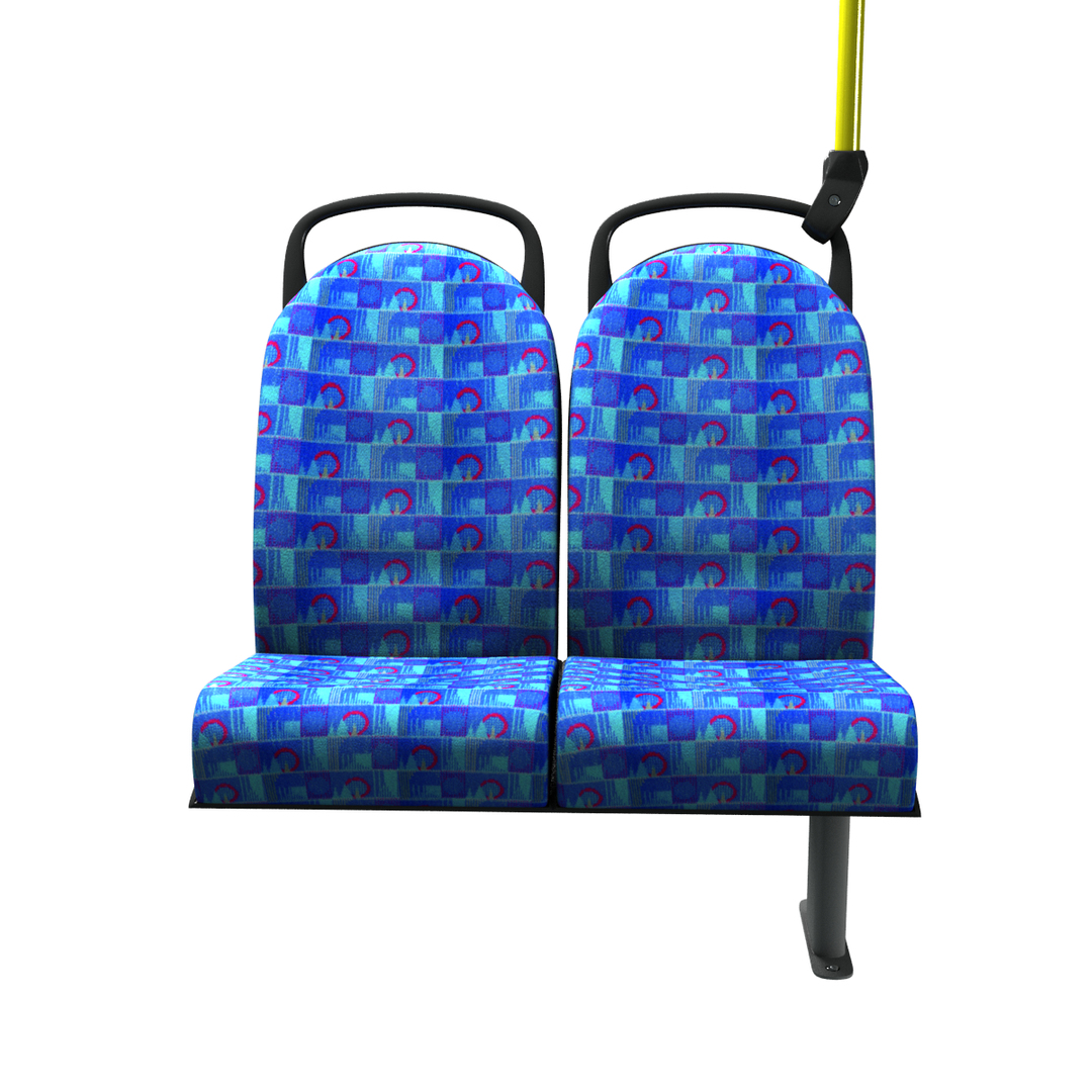 London Bus Seat Obj