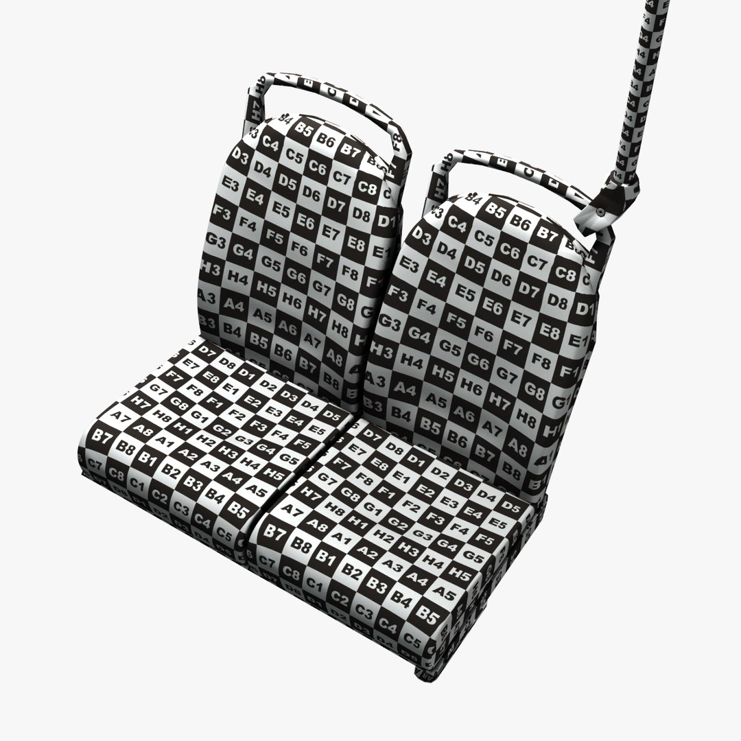 London Bus Seat Obj