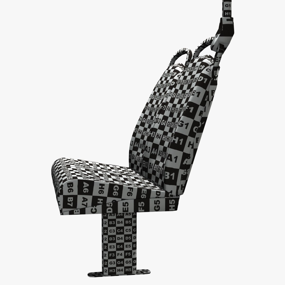 London Bus Seat Obj