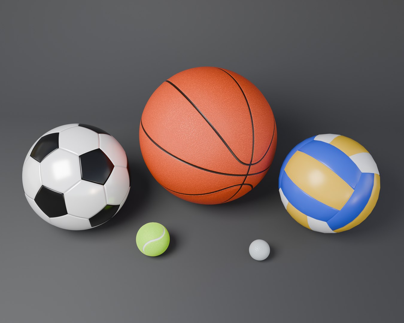 Balls Pack 3D Model - TurboSquid 2235323