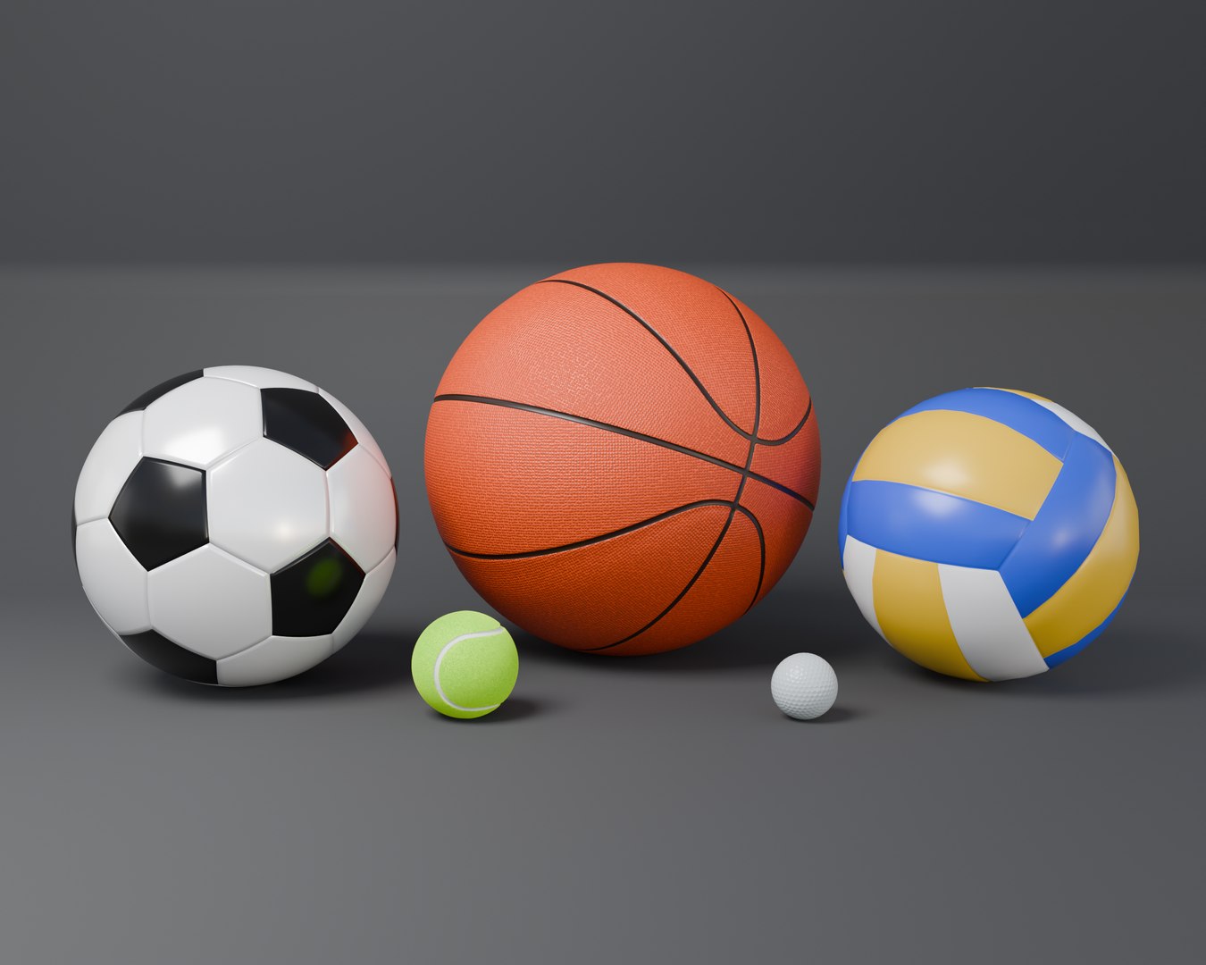 Balls Pack 3D Model - TurboSquid 2235323
