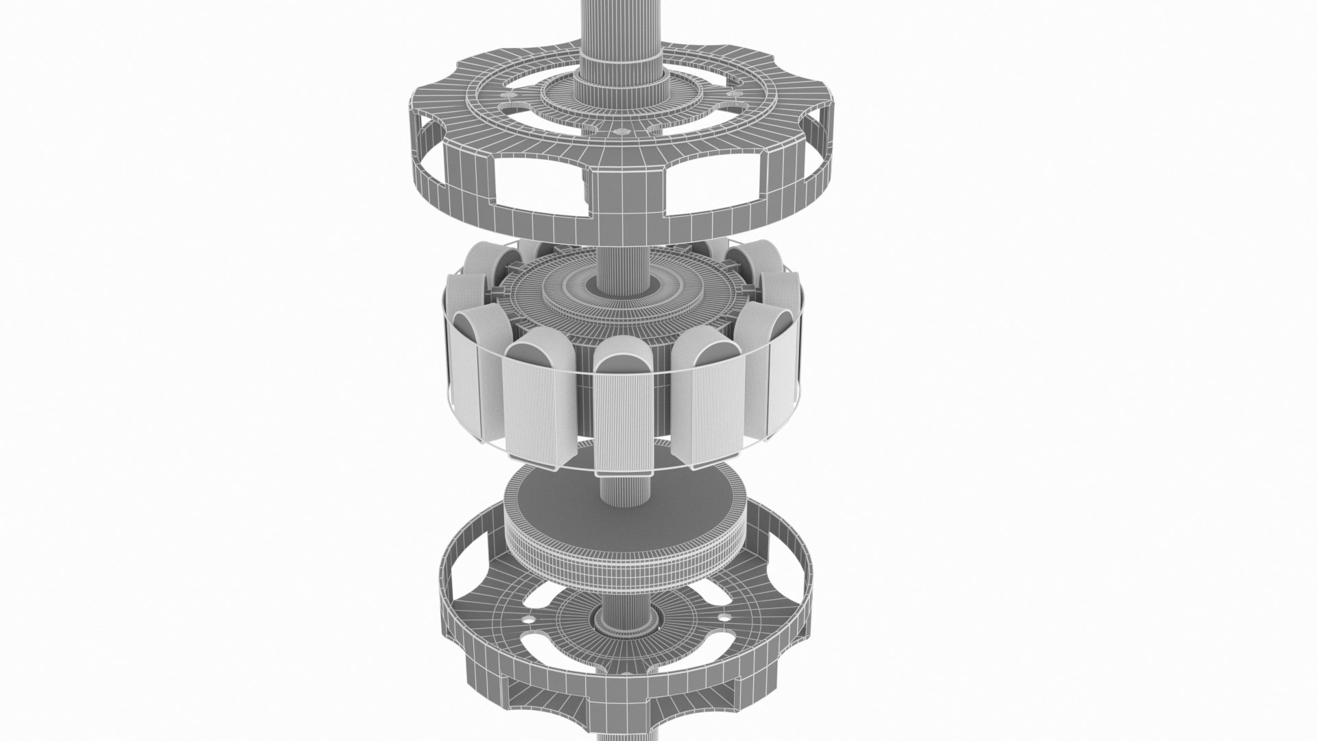 3D Electro Motor 1 Model - TurboSquid 2397816