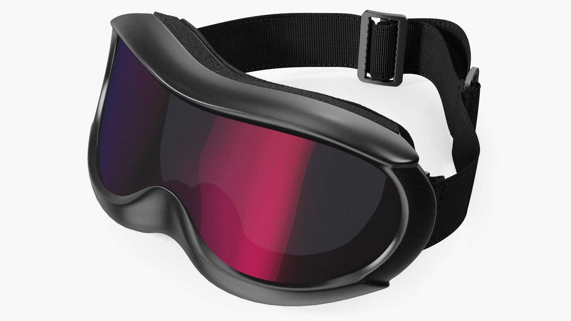 3D Blue and Red Gradient Glass Ski Goggles - TurboSquid 2154614