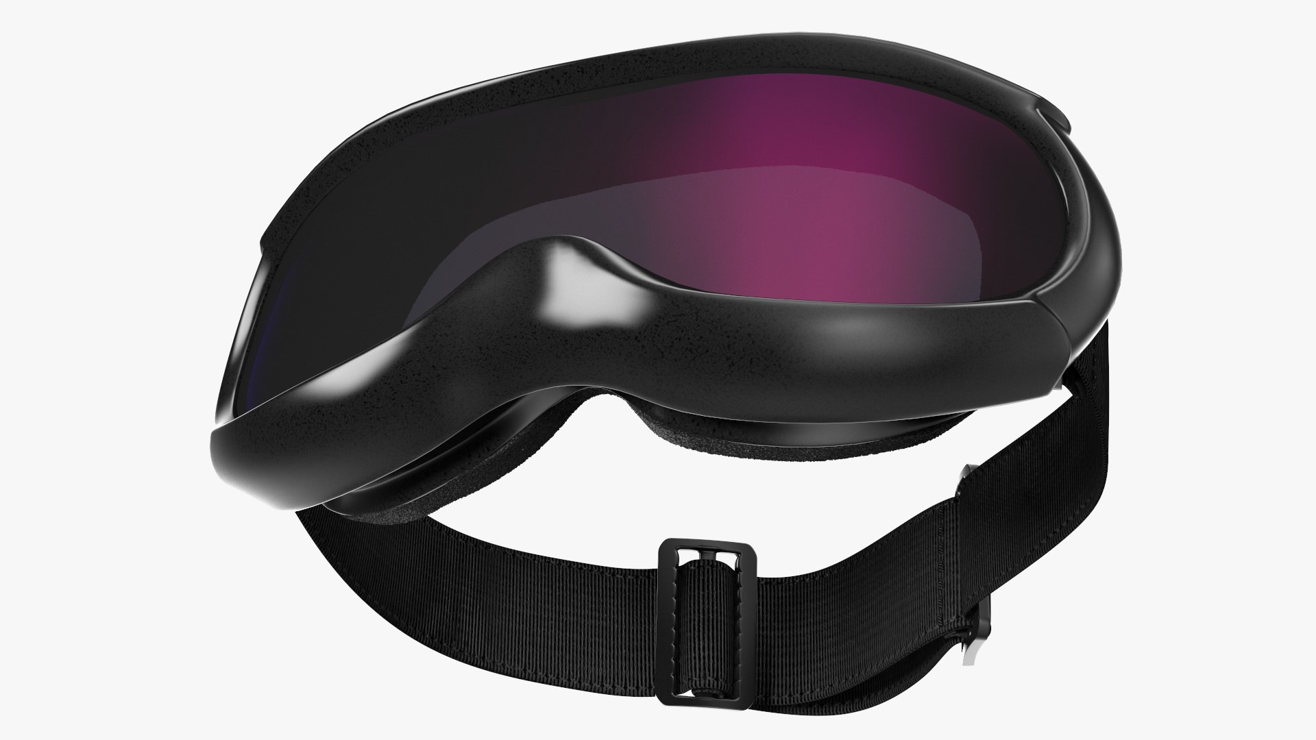 3D Blue And Red Gradient Glass Ski Goggles - TurboSquid 2154614