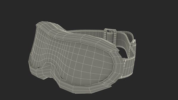 modelo 3d Gafas de esquí de cristal degradado azul y rojo - TurboSquid ...