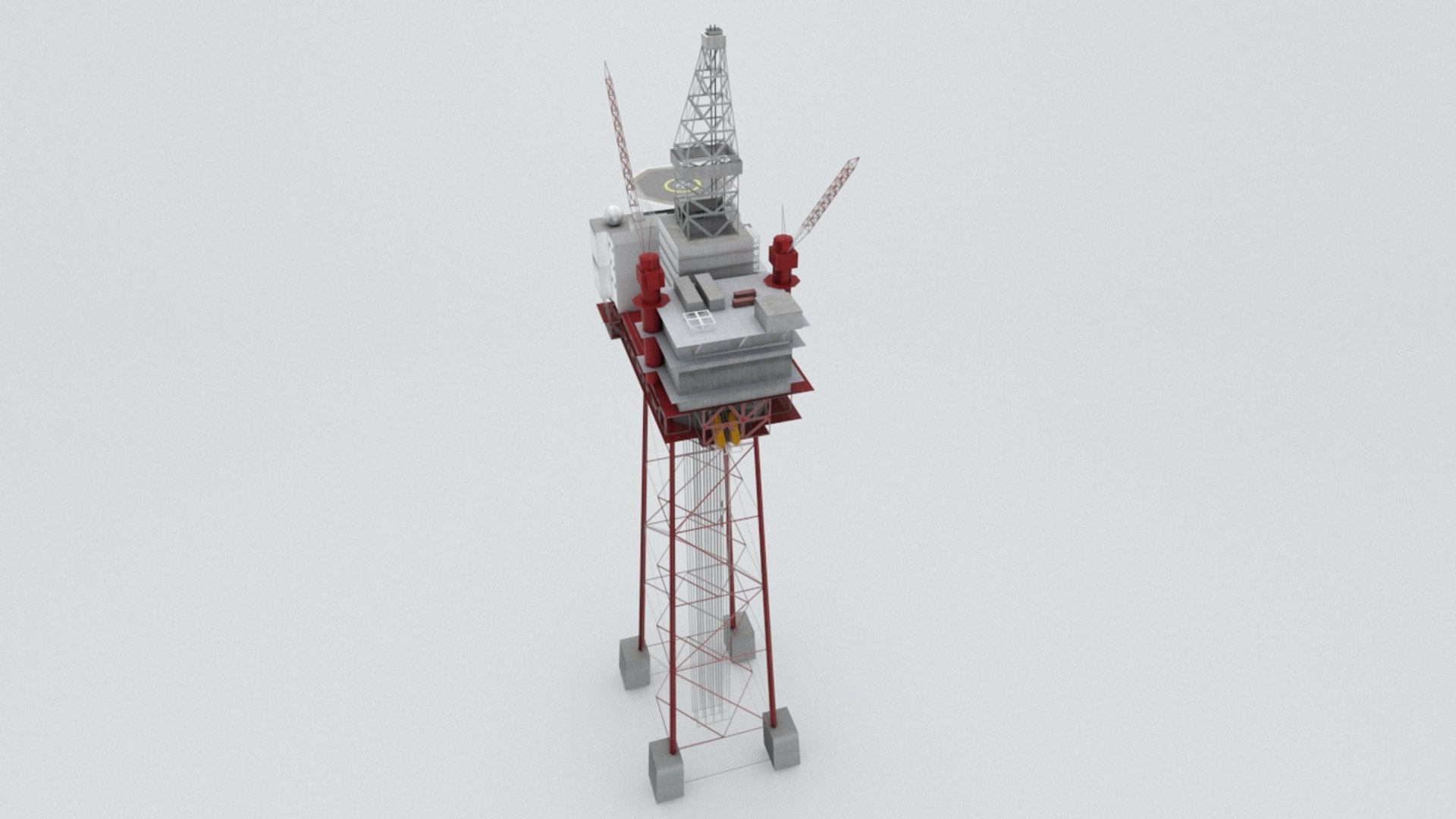 3D Jotun B Oil Platform Model - TurboSquid 1193498