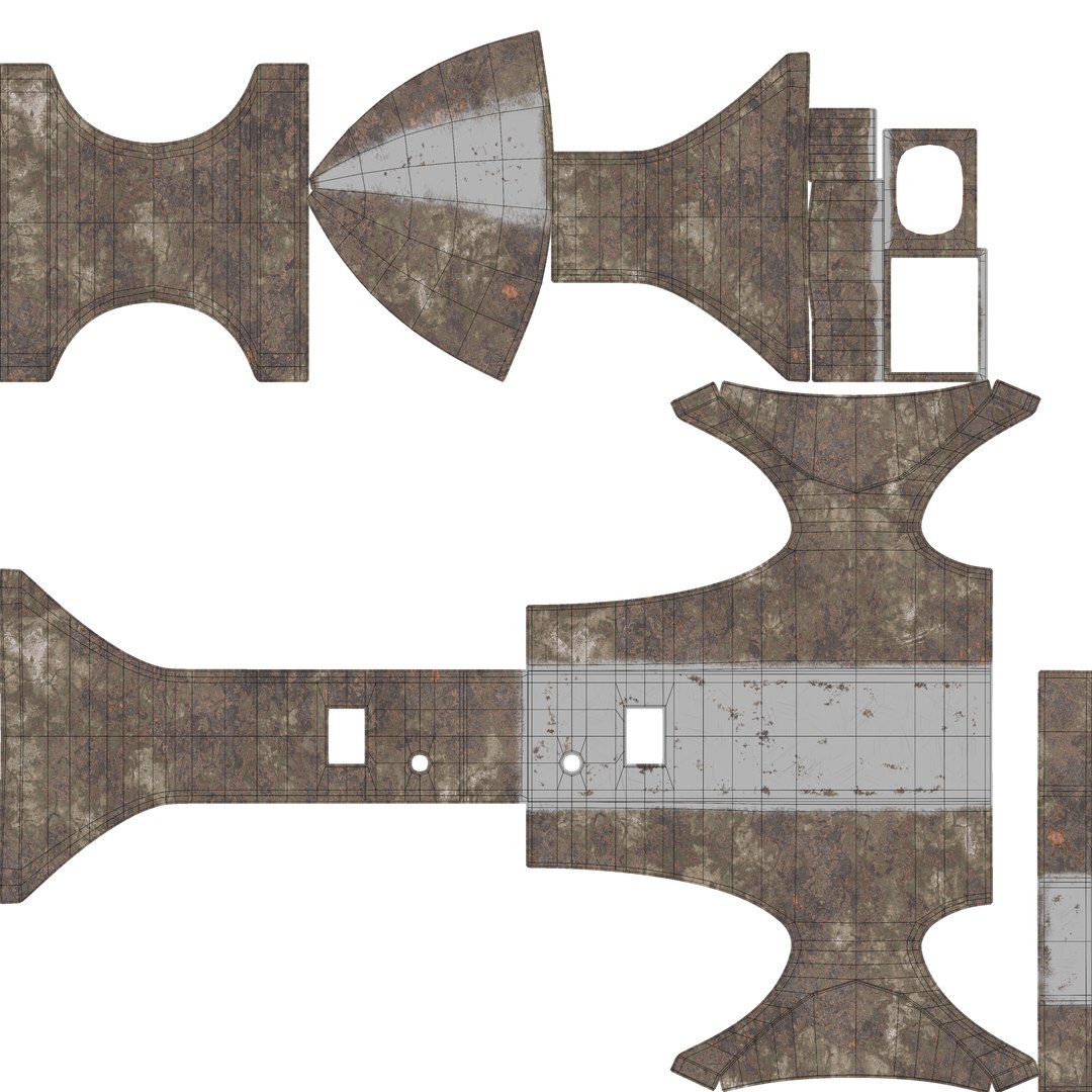 Rusty Anvil Industrial 3D - TurboSquid 1636574