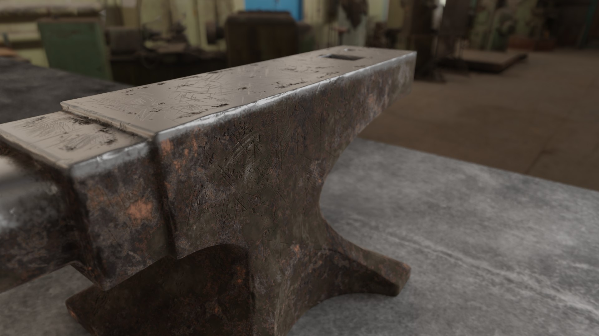 Rusty Anvil Industrial 3D - TurboSquid 1636574