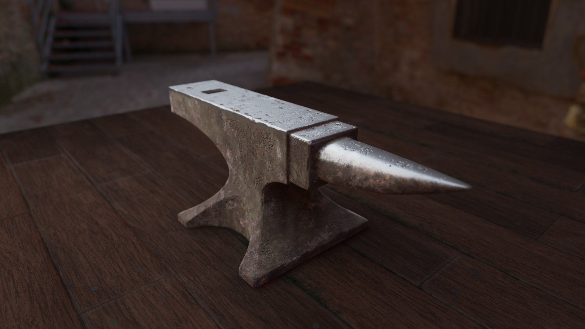 Rusty Anvil Industrial 3D - TurboSquid 1636574