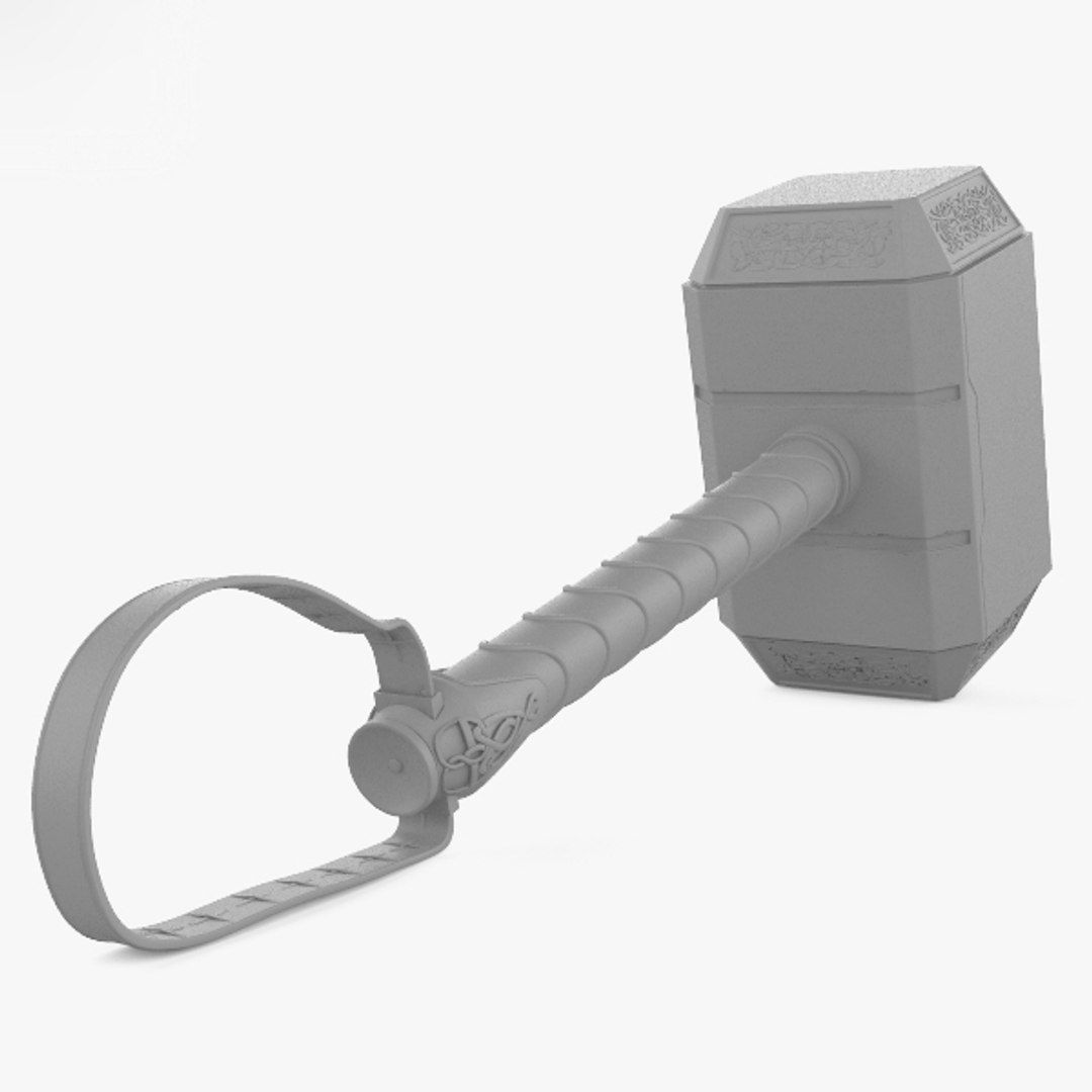 Thor hammer model - TurboSquid 1413150