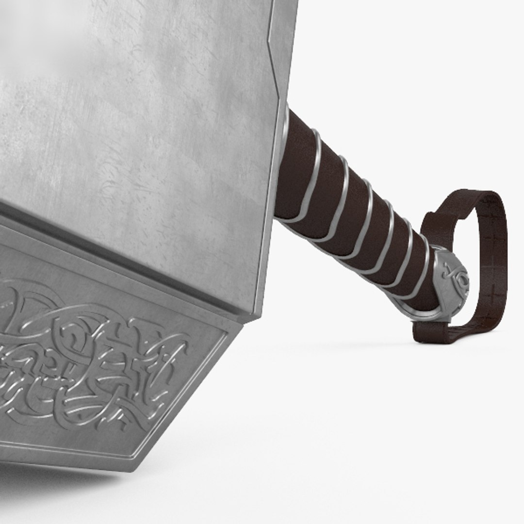 Thor hammer model - TurboSquid 1413150