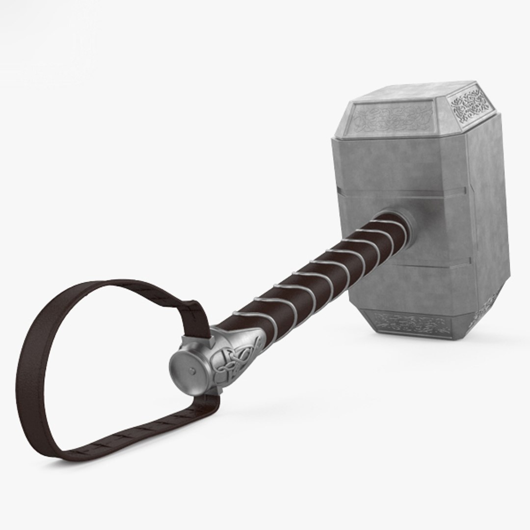 Thor hammer model - TurboSquid 1413150