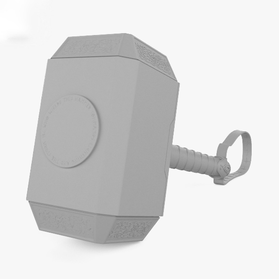 Thor hammer model - TurboSquid 1413150