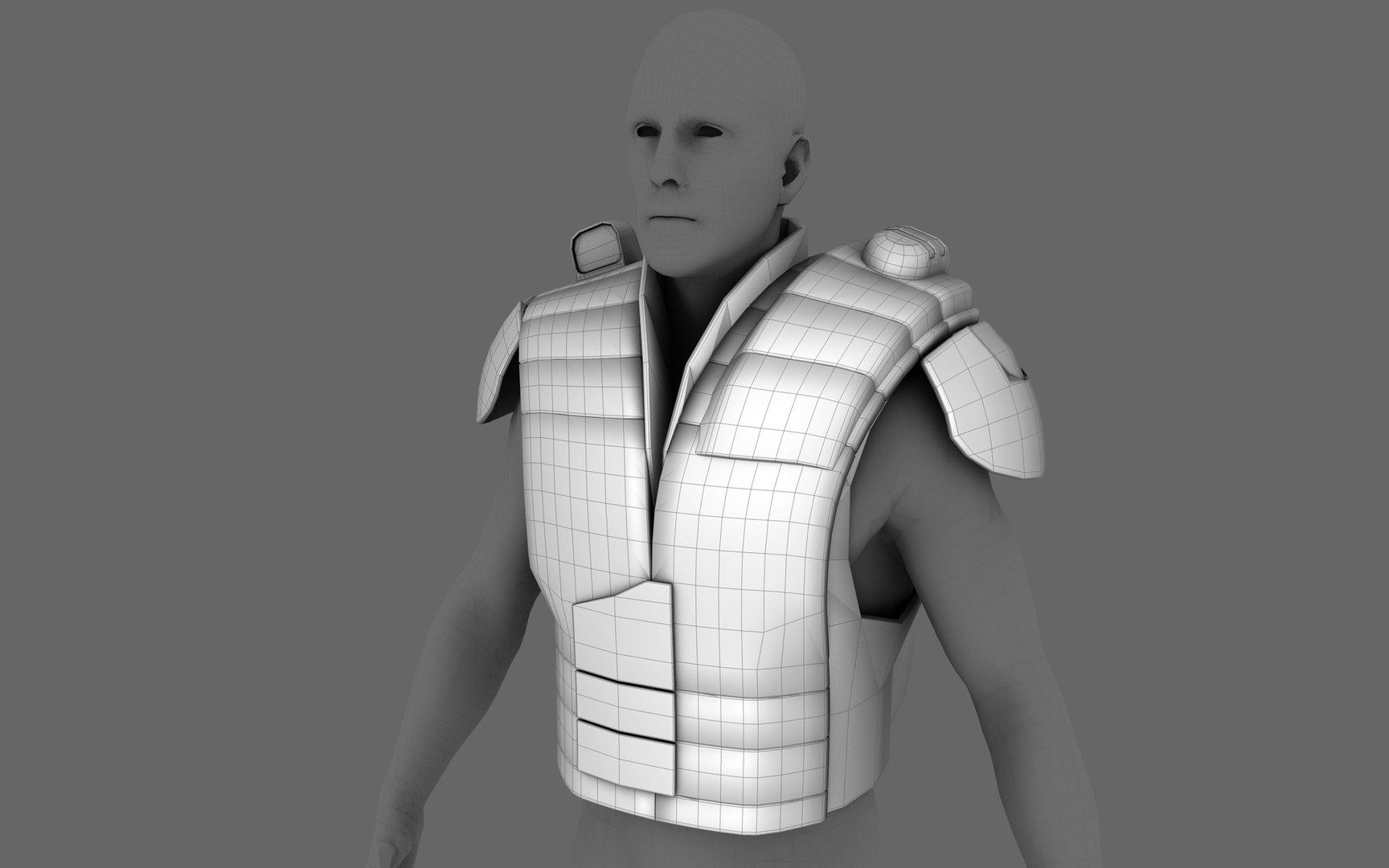 Sci-fi Armor Base Mesh Model - TurboSquid 1171651
