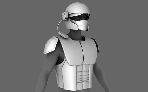 Sci-fi armor base mesh model - TurboSquid 1171651