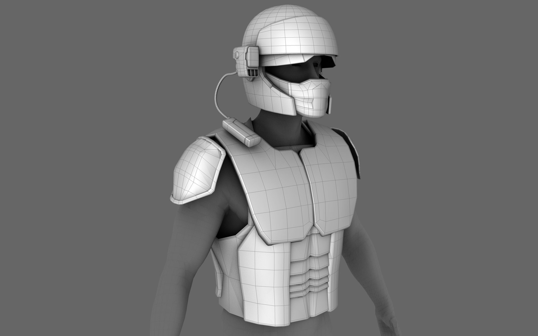 Sci-fi Armor Base Mesh Model - TurboSquid 1171651