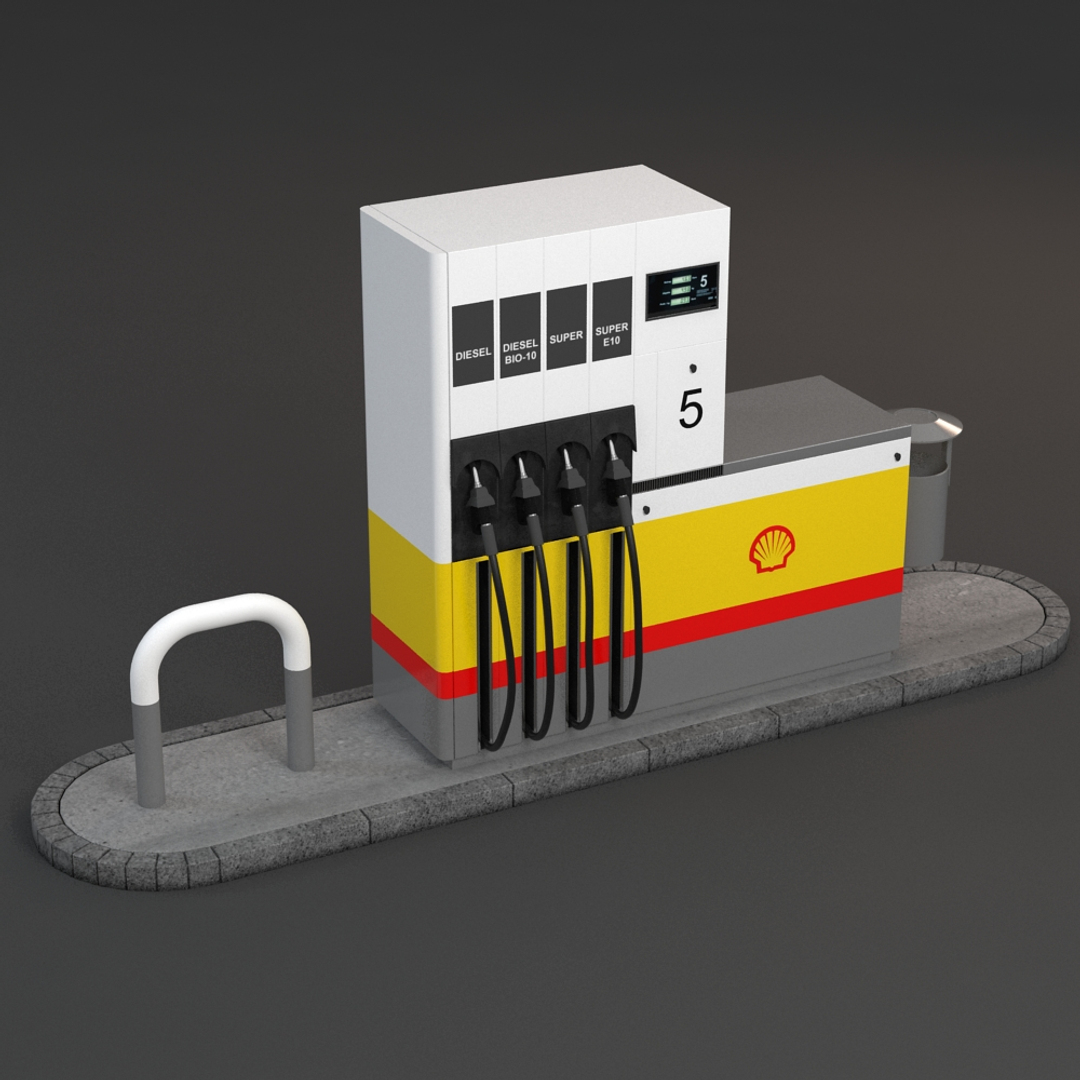 3d gas pump shell