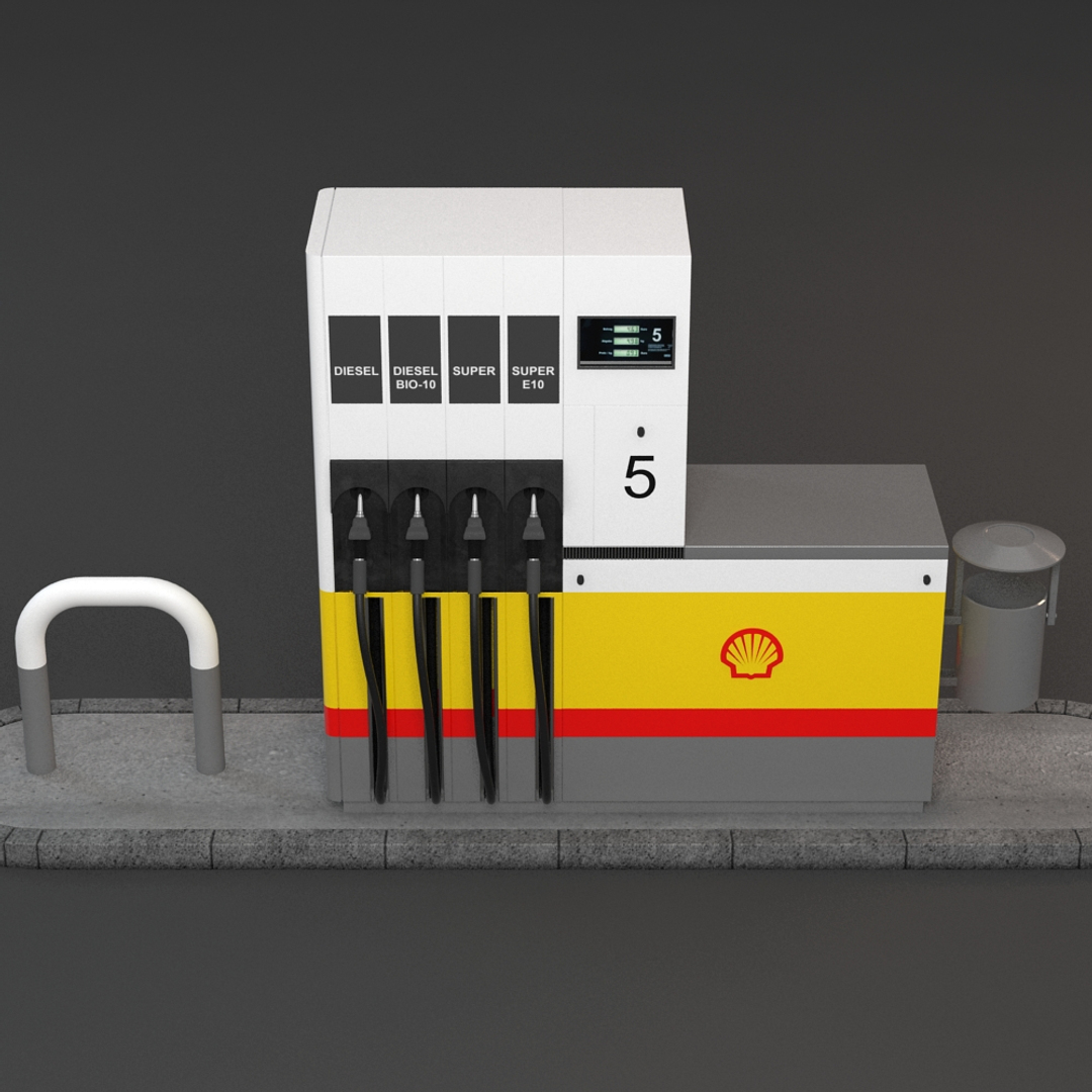 3d gas pump shell