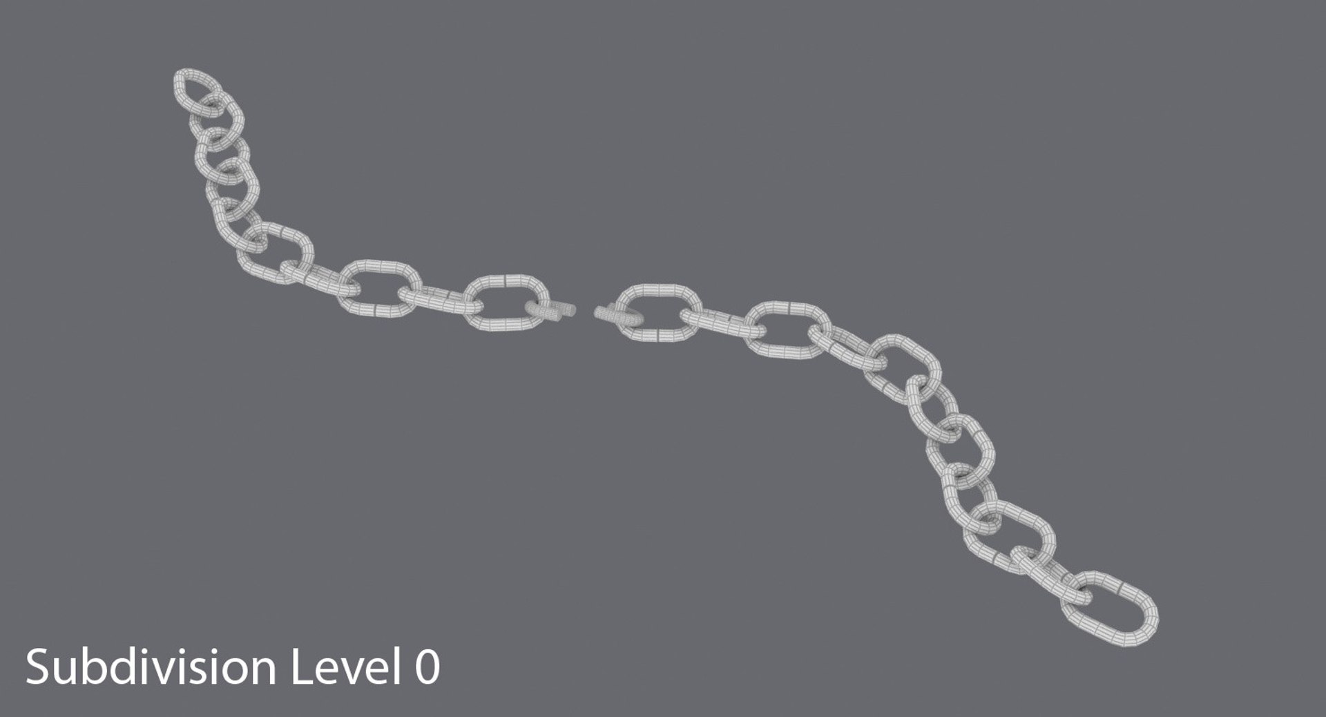 Broken Chain 3d Model