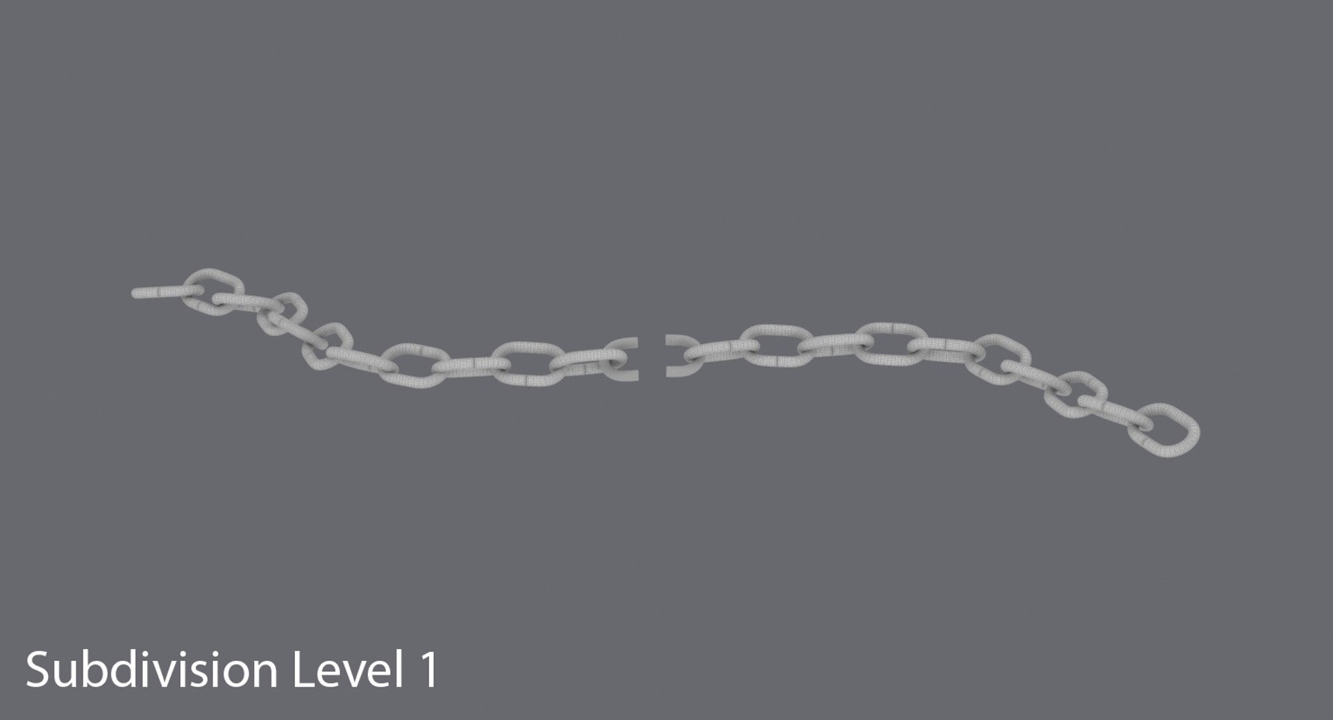 Broken Chain 3d Model