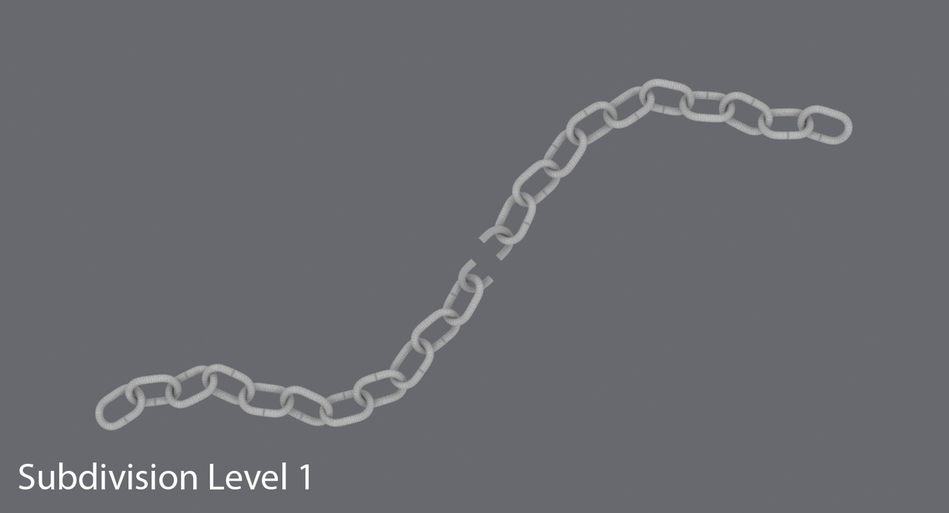 Broken Chain 3d Model