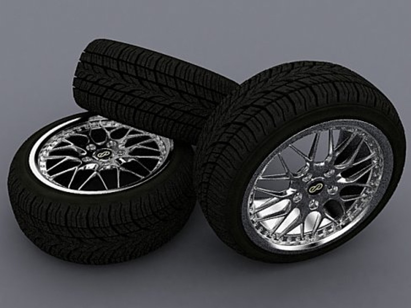 enkei aegis rim yokohama 3d model