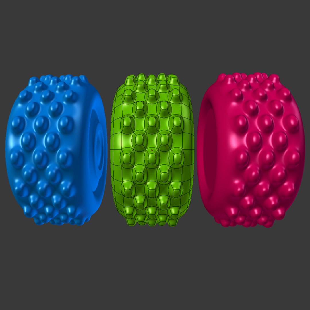 3d Rubber Ball Model