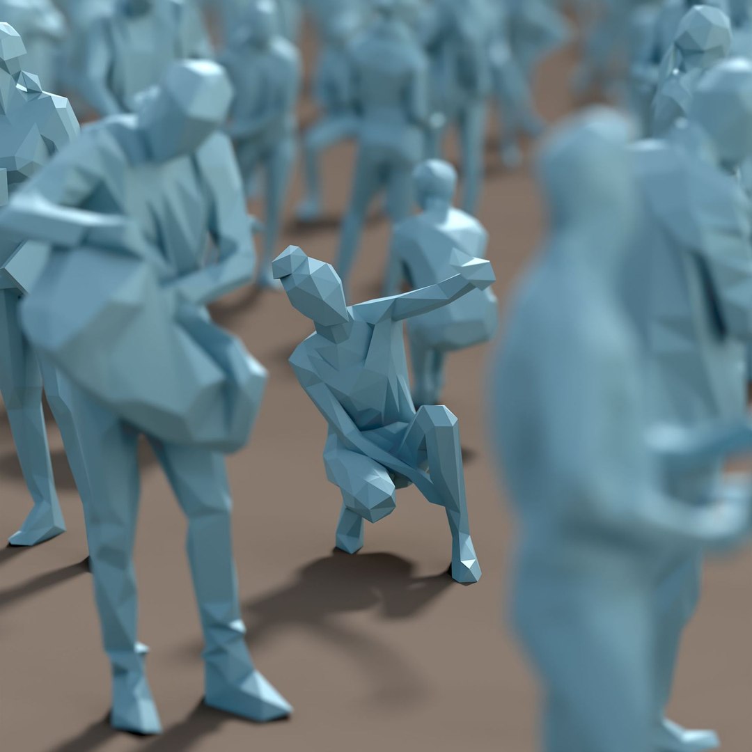 3D Paper People - TurboSquid 1751867