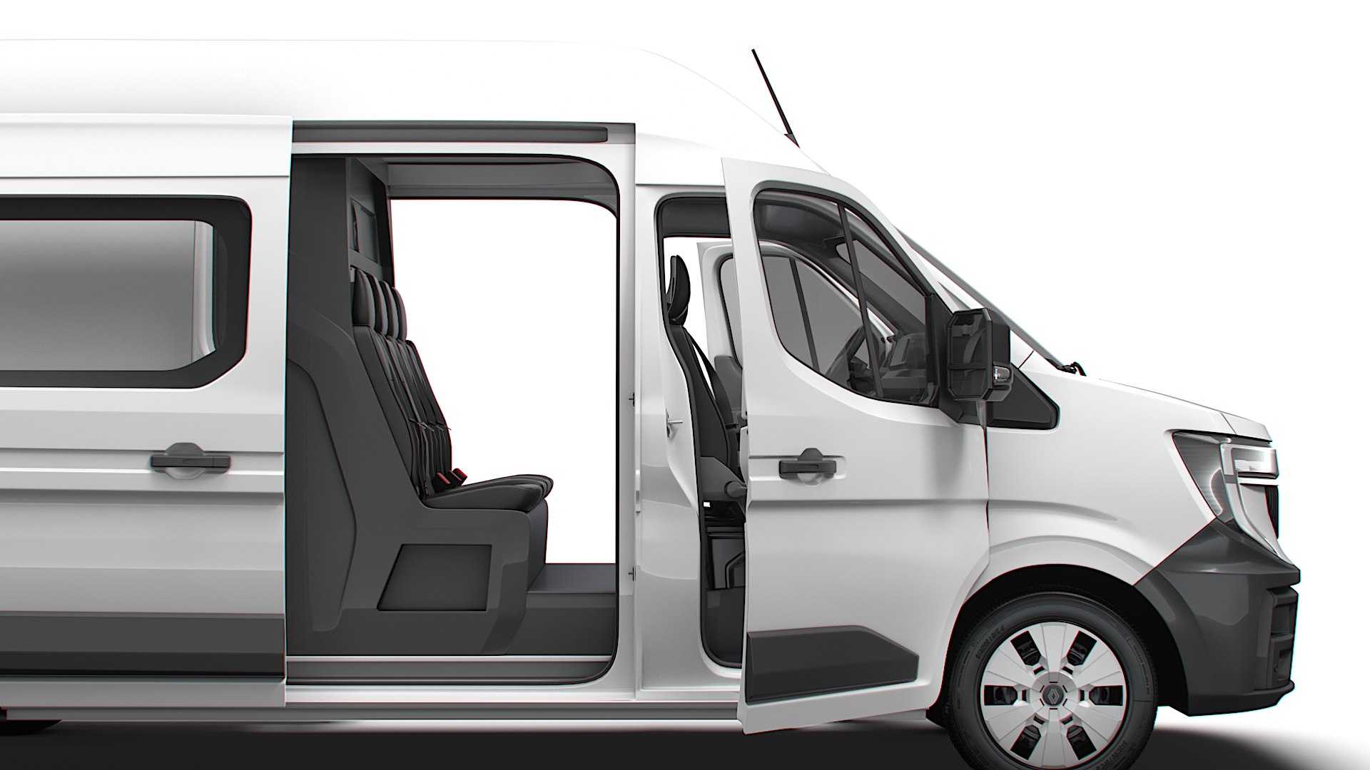 Renault Master L3H3 CrewCab Van HQ Interior 2024 3D Model - TurboSquid ...